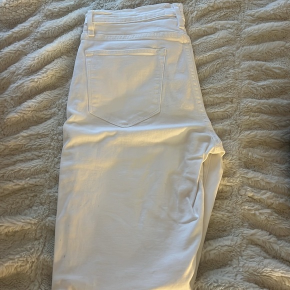 Frame Denim | Jeans | Frame White Denim Jean Le High Super Flare Like ...